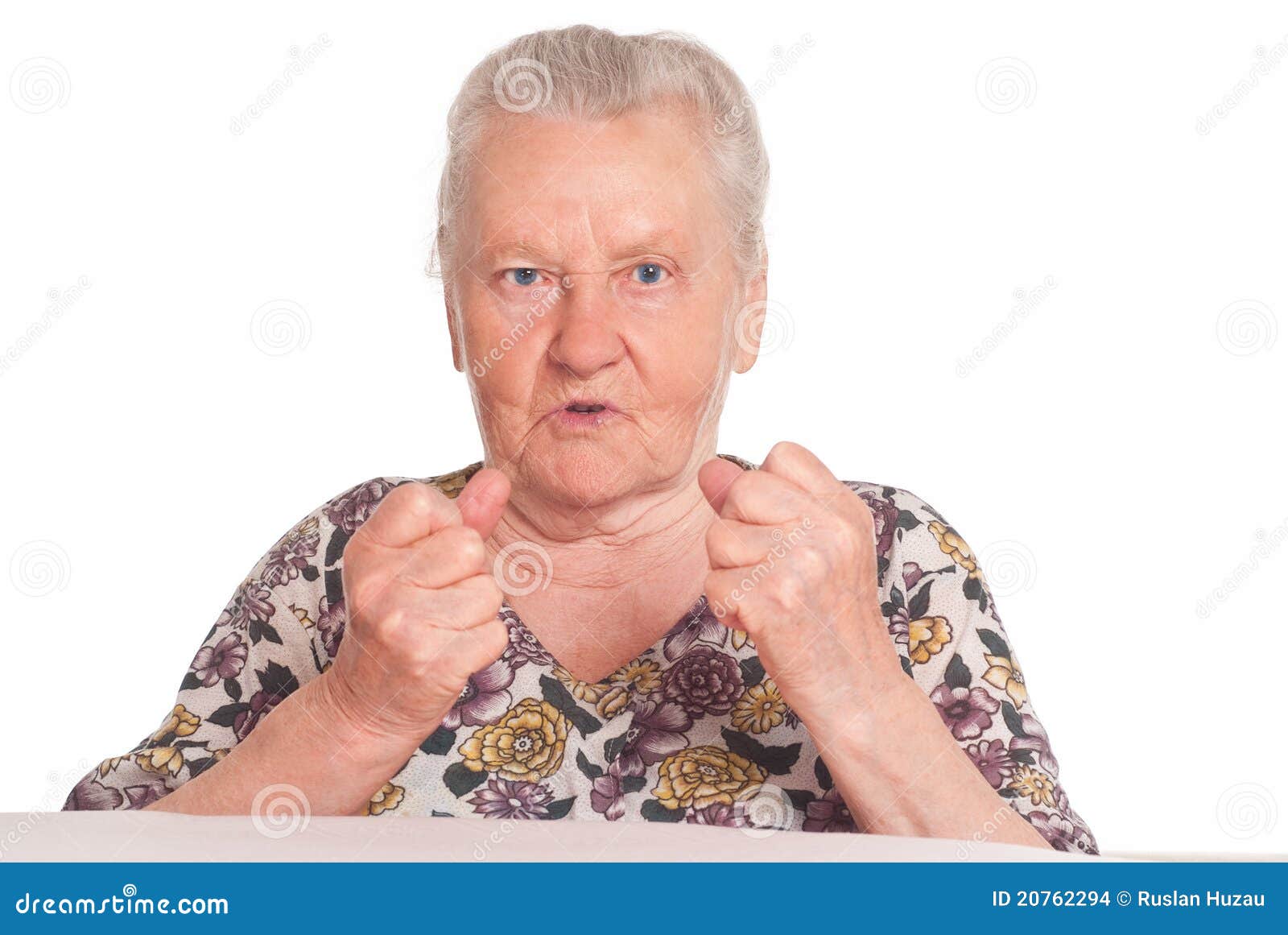 Angry granny portrait stock photo. Image of background - 20762294