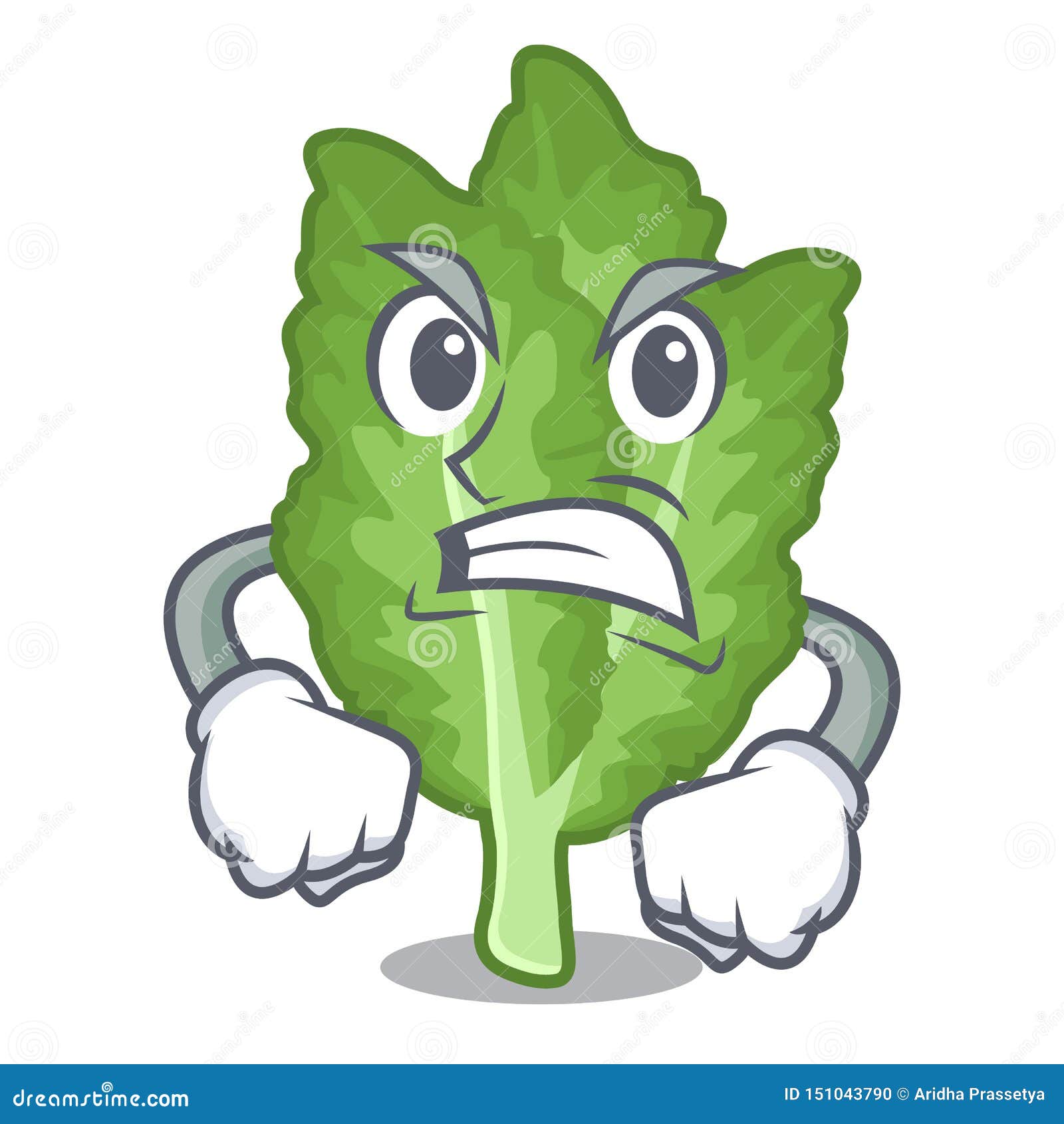 Angry Green Mustard in the Cartoon Shape Stock Vector - Illustration of ...