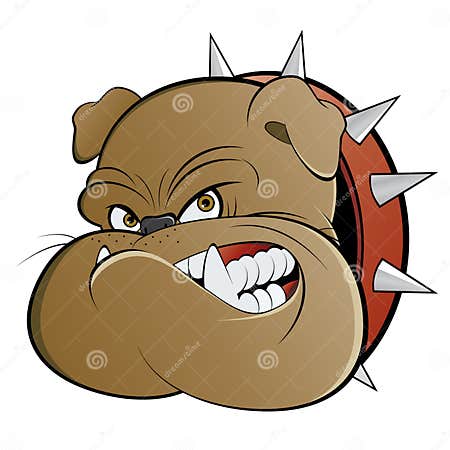 Angry guard dog stock vector. Illustration of hound, background - 14904092