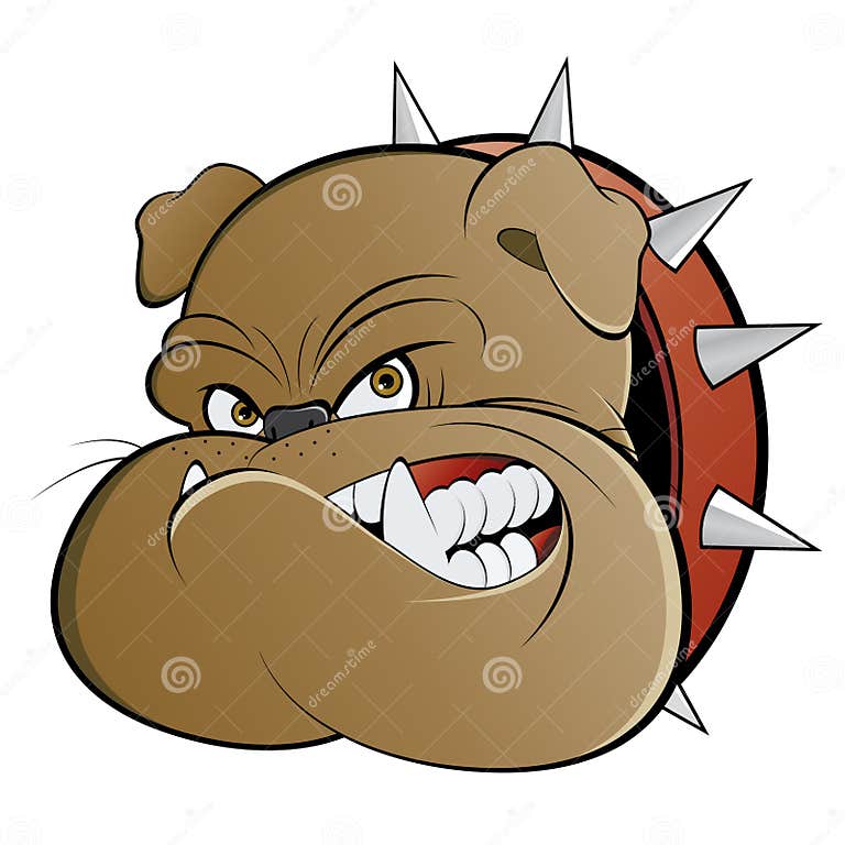 Angry guard dog stock vector. Illustration of hound, background - 14904092
