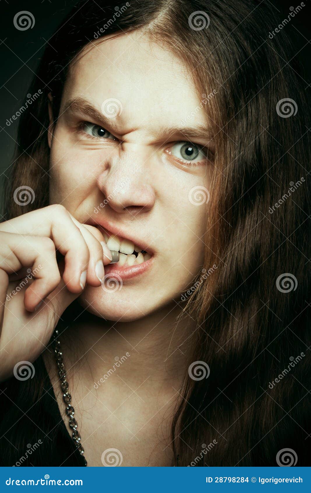 Angry guitarist stock photo. Image of face, heavy, guitar - 28798284