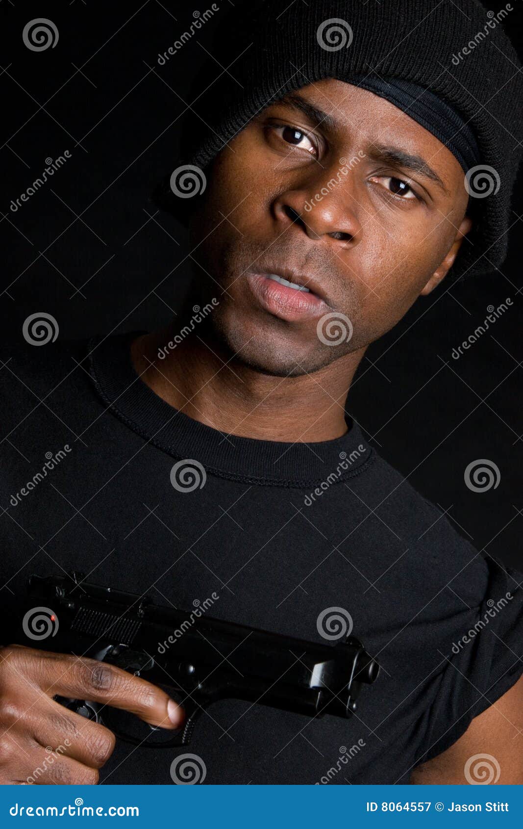 Angry Gun Man stock image. Image of teenage, angry, person - 8064557