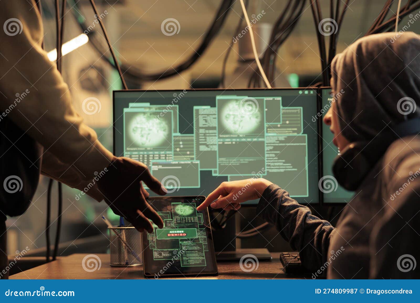 Angry Hackers Failed Computer System Hacking, Unsuccessful Password ...