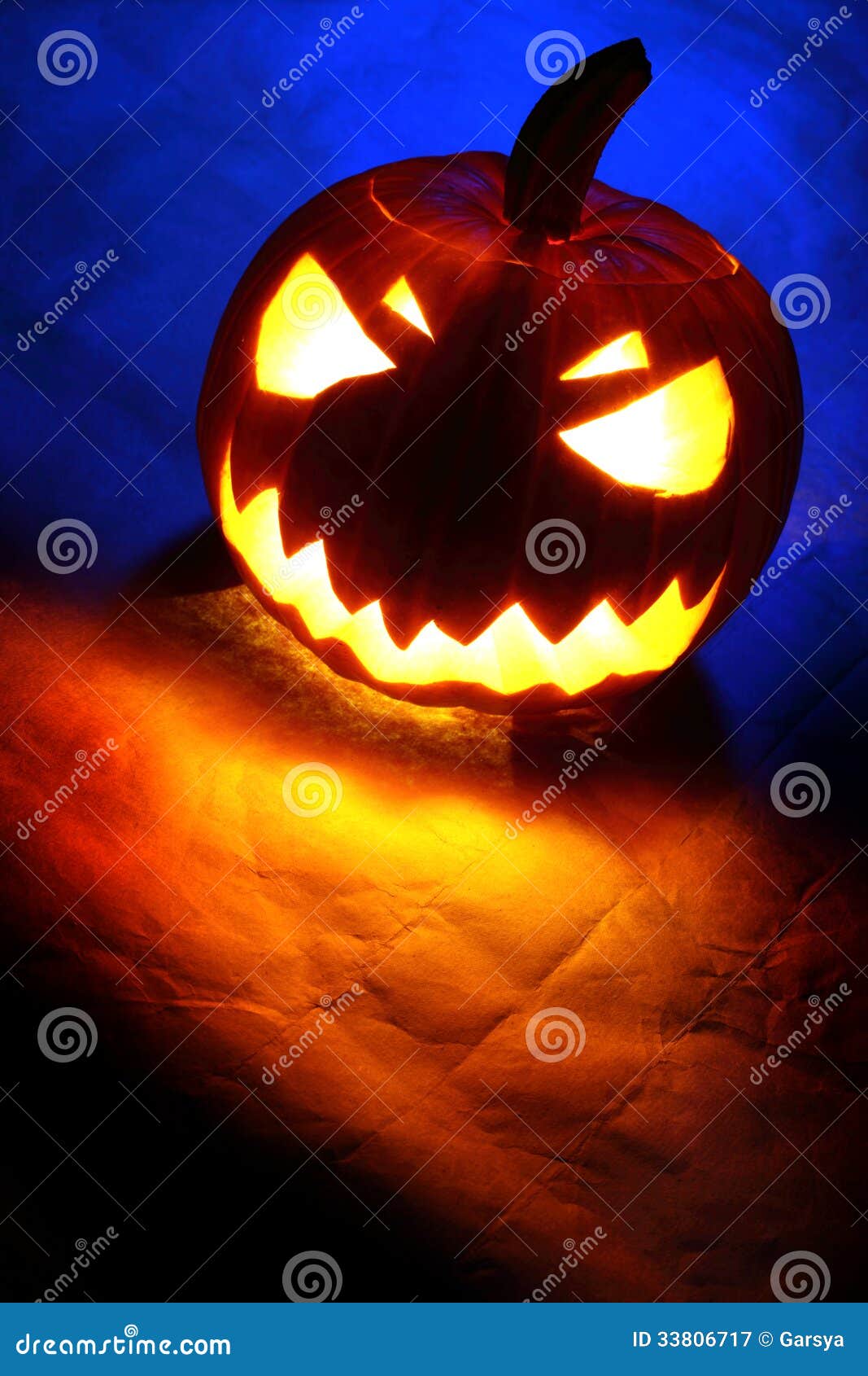 Angry halloween pumpkin stock image. Image of closeup - 33806717