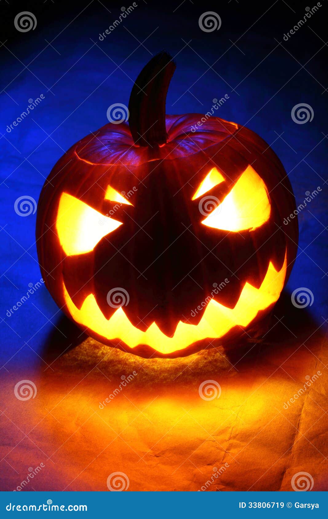 Angry halloween pumpkin stock image. Image of symbol - 33806719