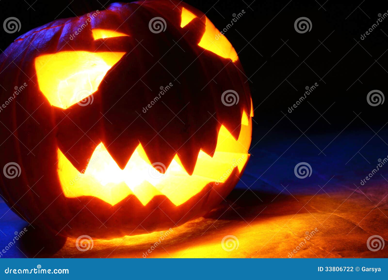 Angry halloween pumpkin stock photo. Image of teeth, flame - 33806722