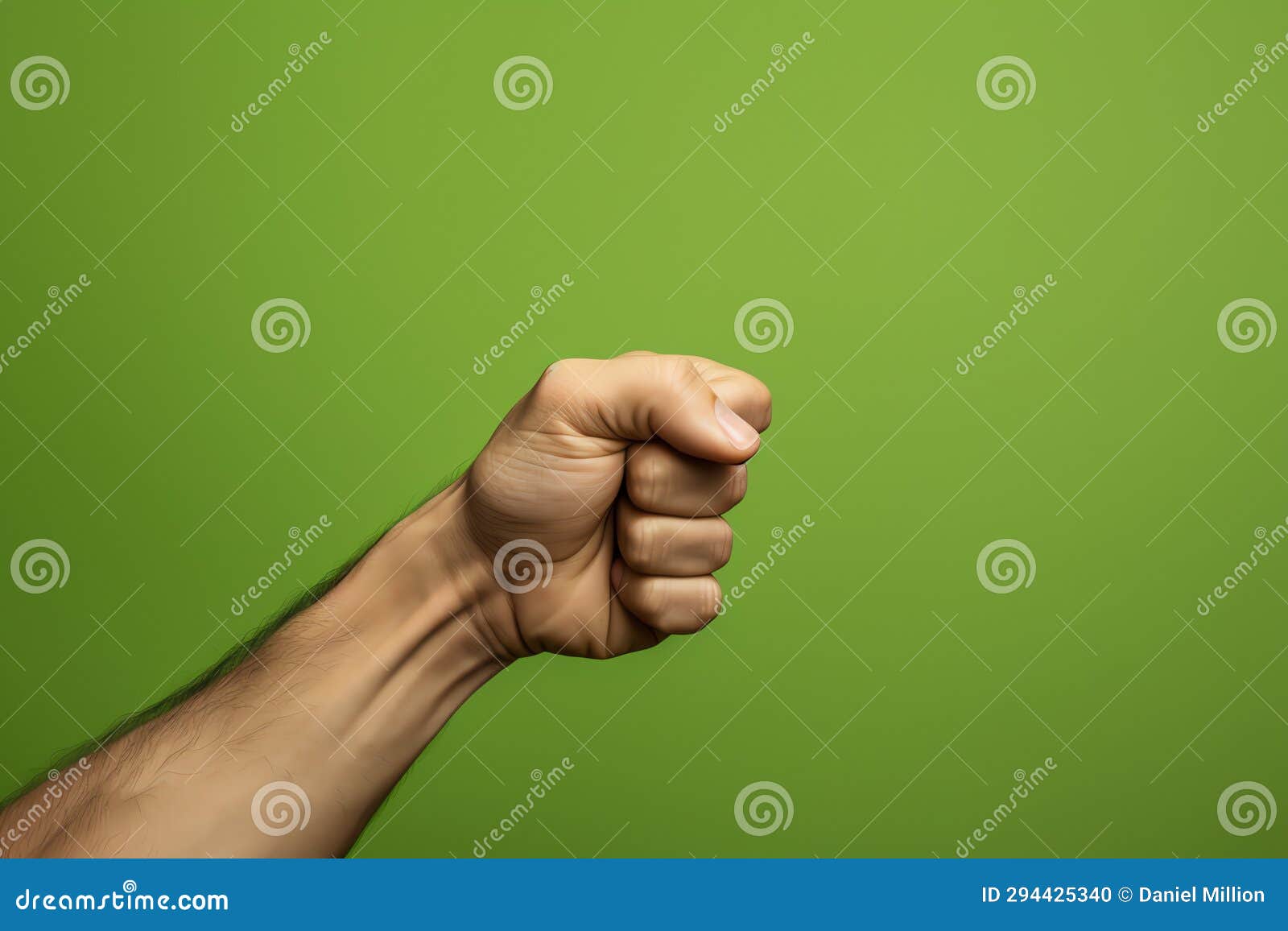 Angry Hand Gesture On Green Background Royalty-Free Stock Image ...