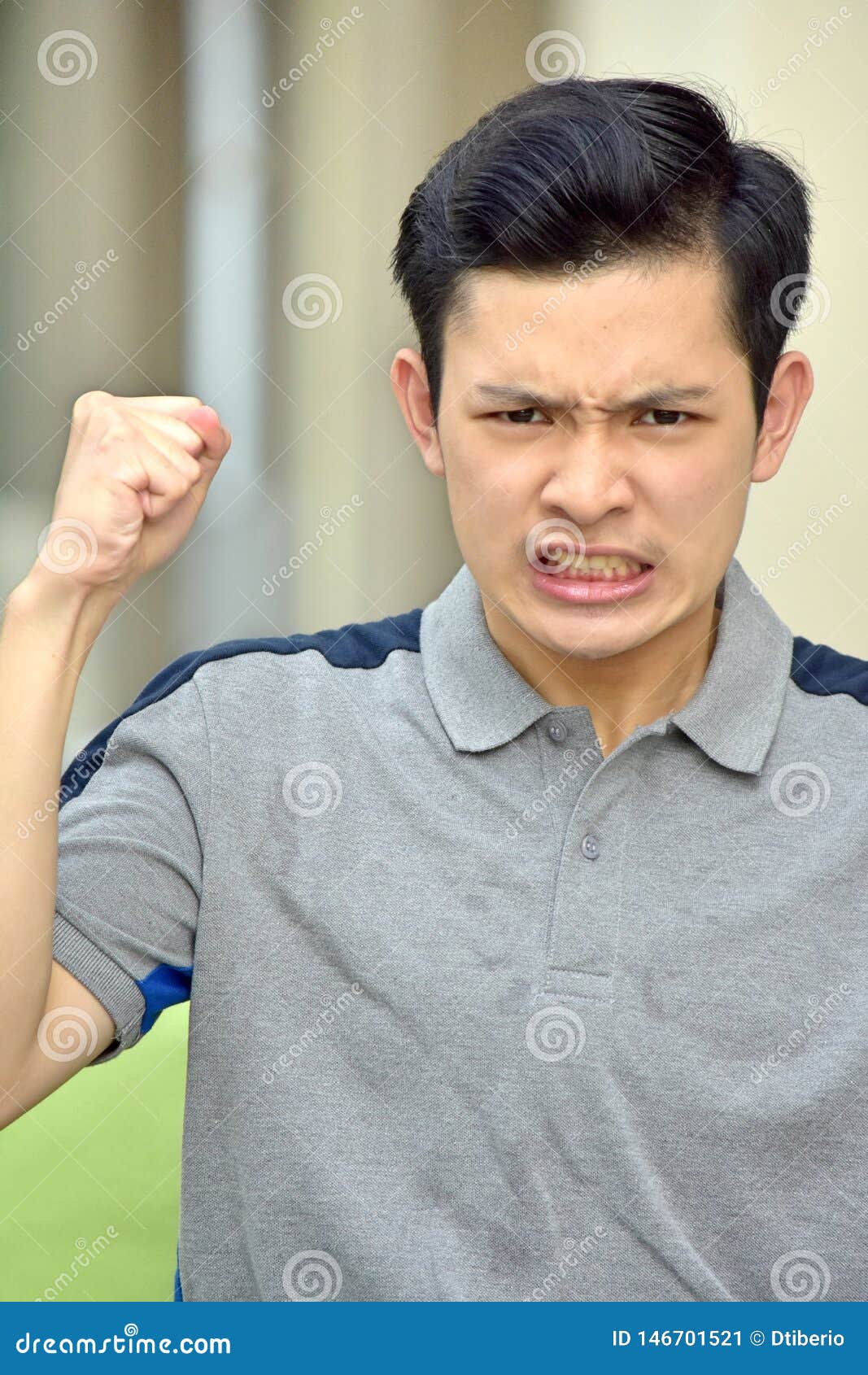 Angry Handsome Diverse Boy stock image. Image of emotion - 146701521