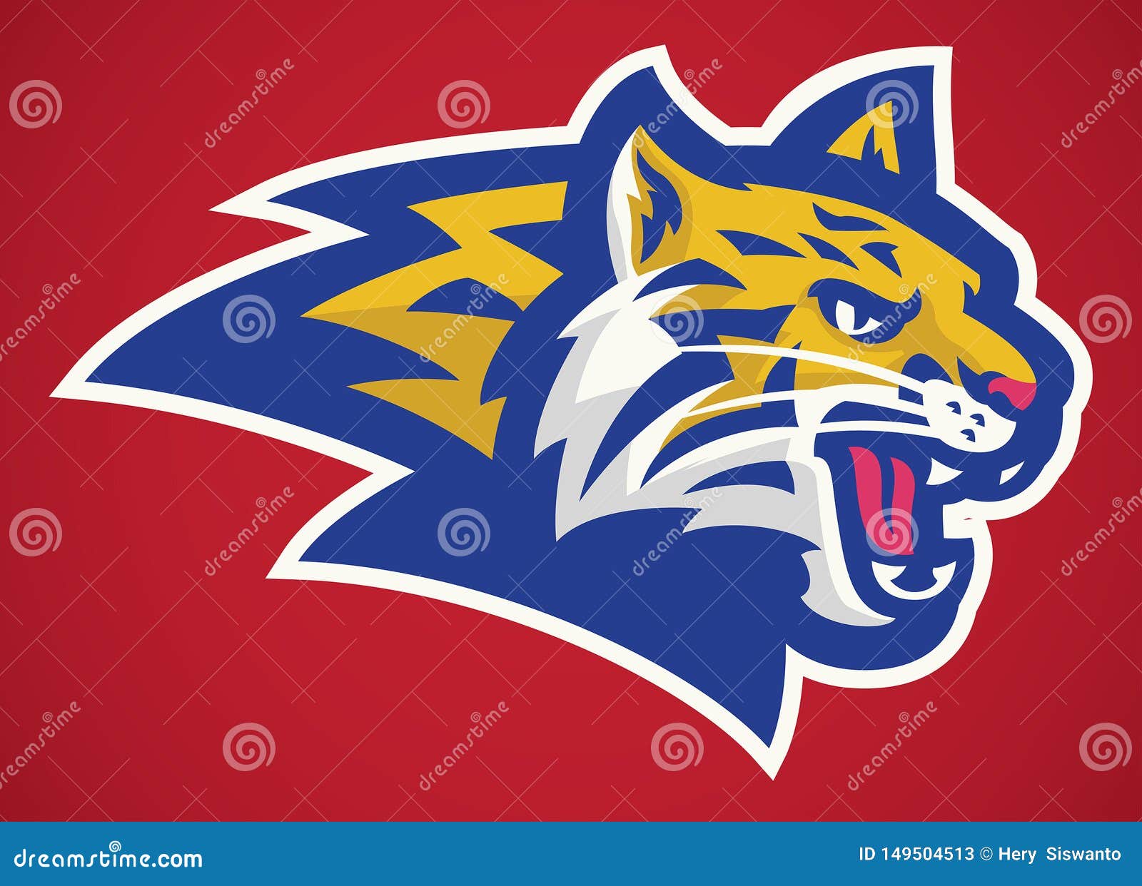 Wildcats Set Vector Illustration | CartoonDealer.com #11485684