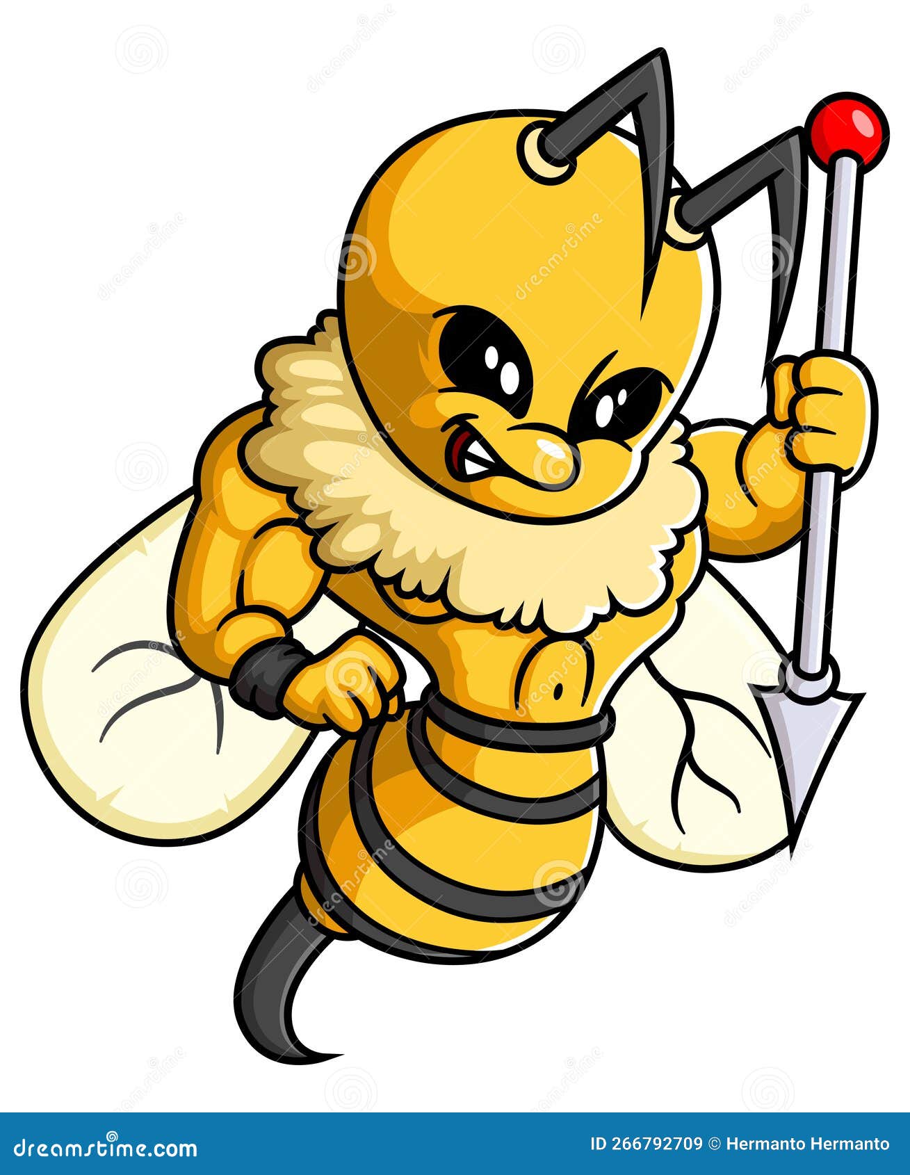 Angry Hornet, Wasp, or Bee Mascot Stock Vector - Illustration of ...
