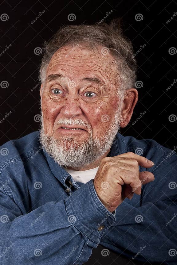 Angry impatient old man stock photo. Image of head, american - 7955132