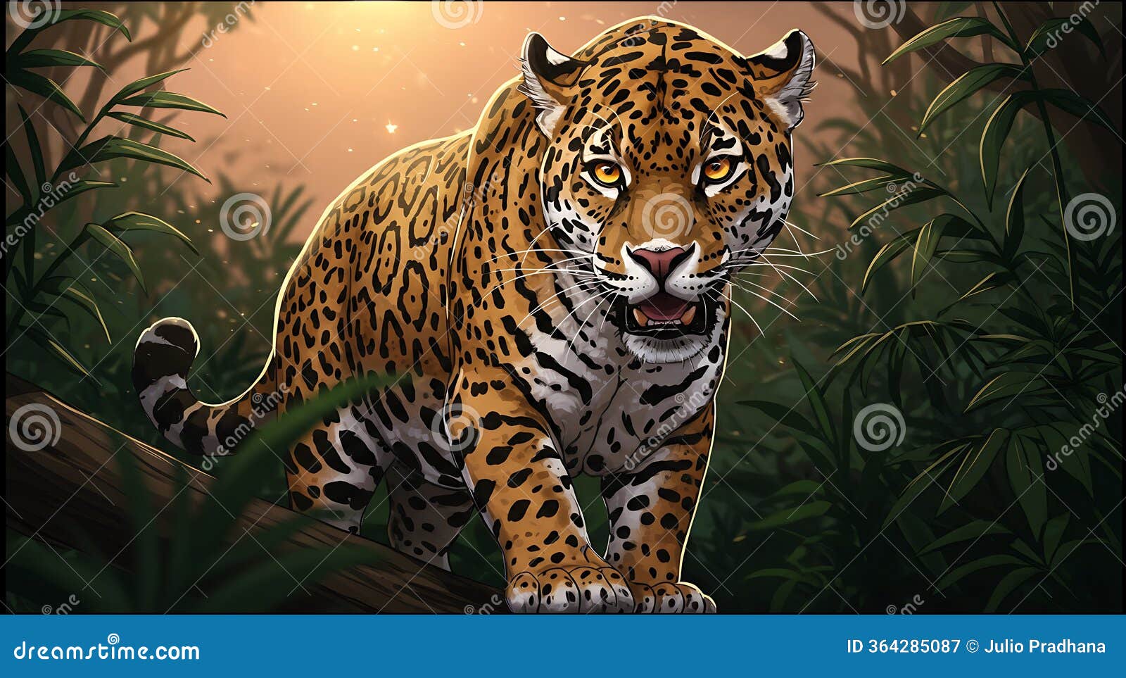 Angry Jaguar Leopard Mascot Esport Logo Designs Stock Photo ...