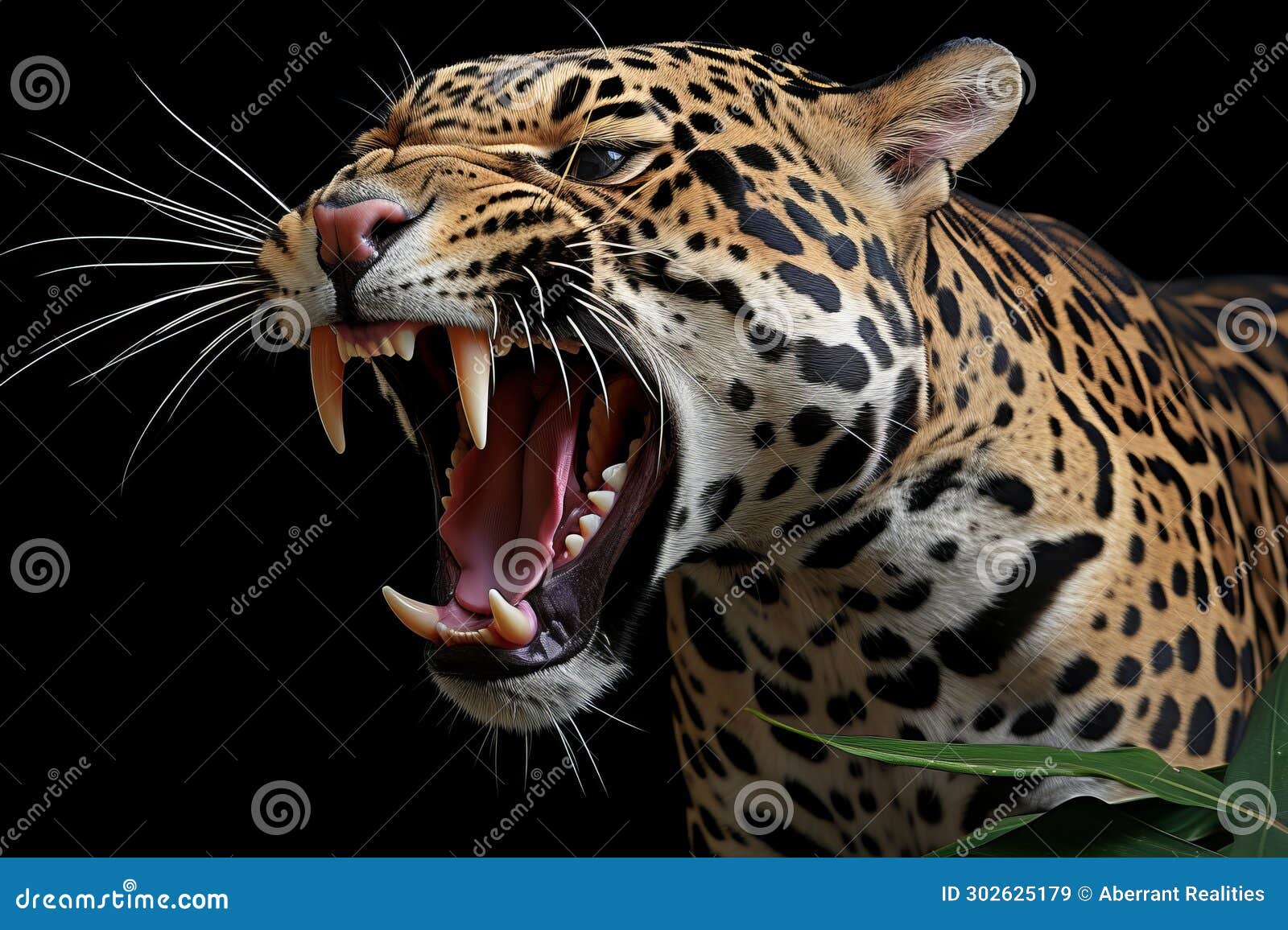 Angry Jaguar Leopard Mascot Esport Logo Designs Stock Photography ...