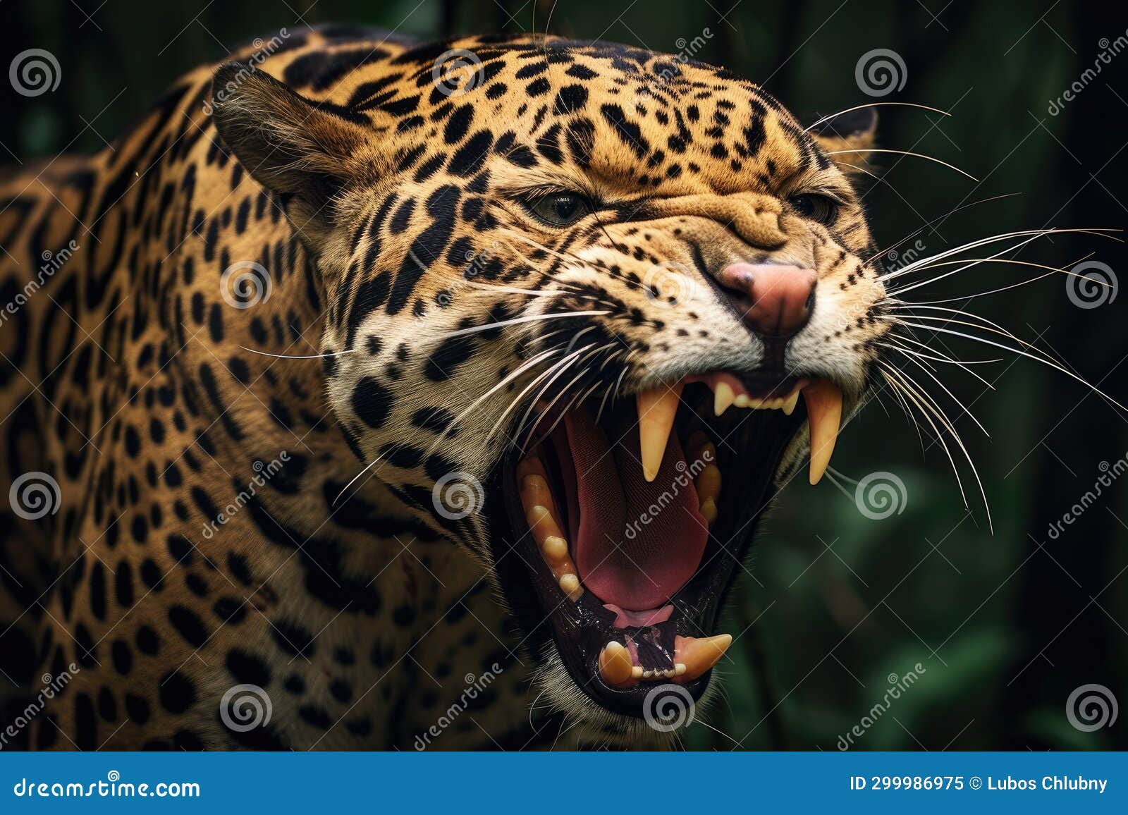 Angry Jaguar Leopard Mascot Esport Logo Designs Stock Image ...