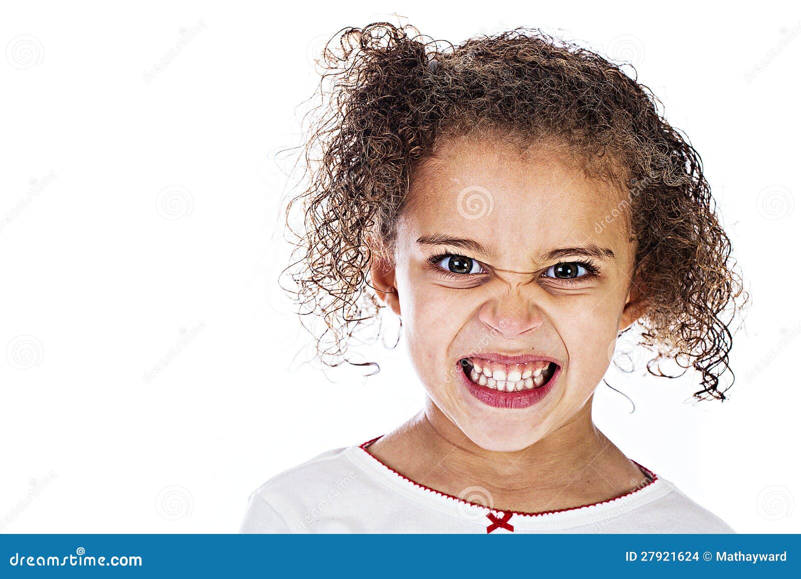 Angry kid stock photo. Image of mulatto, hostile, hair - 27921624