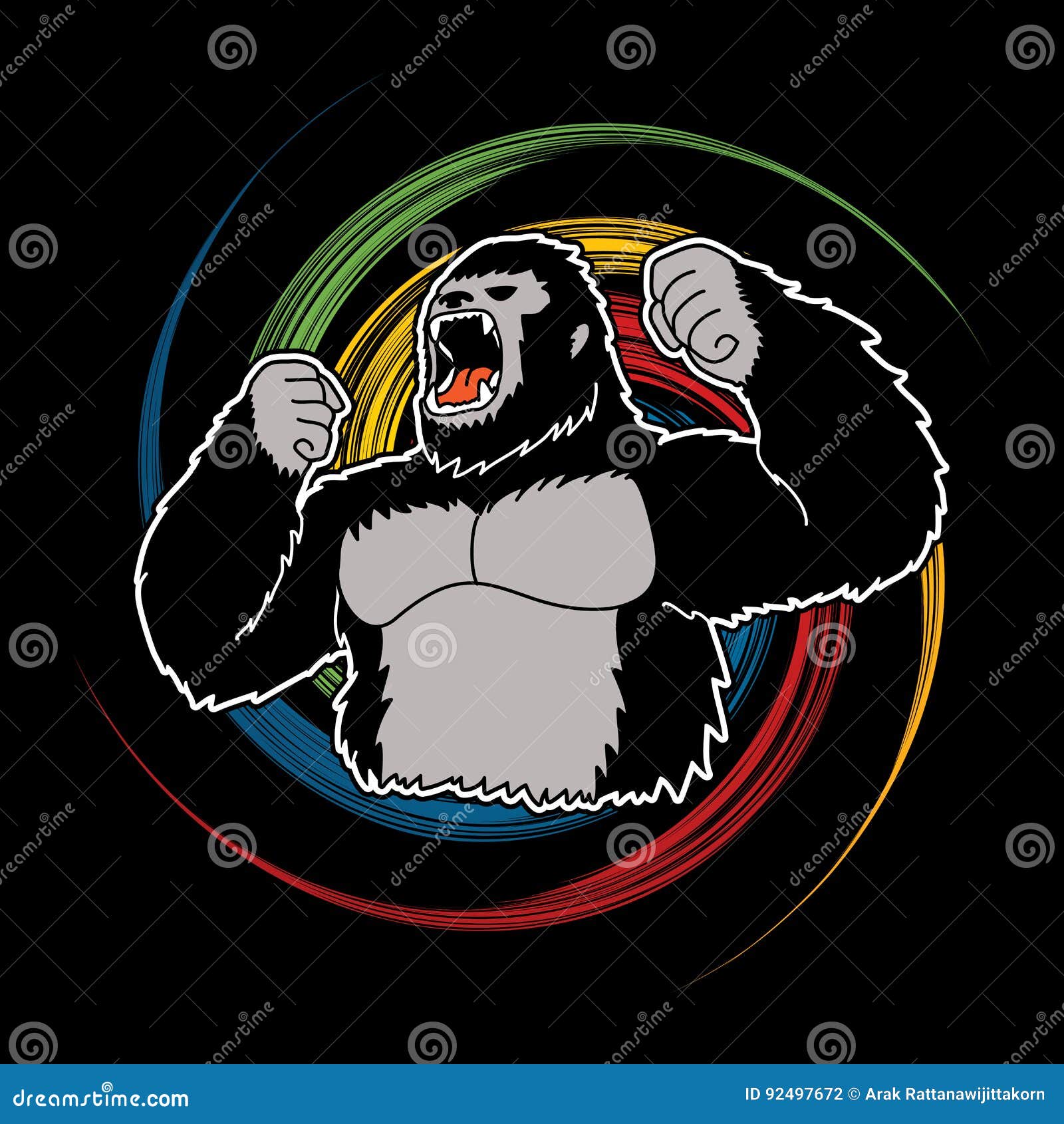 Angry King Shouting Character Sits On The Throne. Anger Emotion, In ...