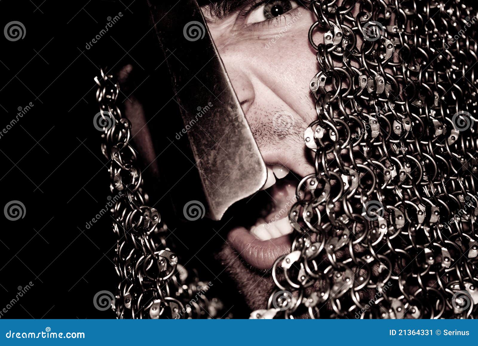 Angry knight stock image. Image of battle, suit, warrior - 21364331