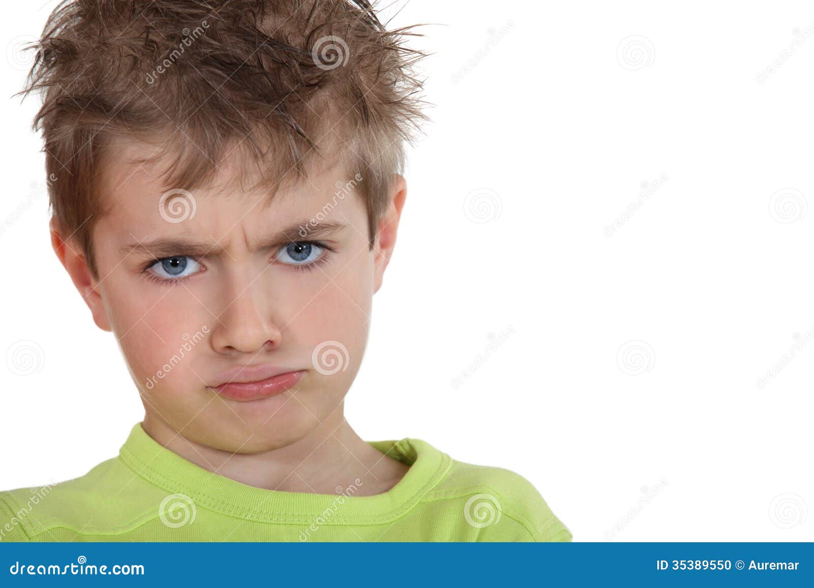 Angry little boy stock photo. Image of eyes, child, expression - 35389550