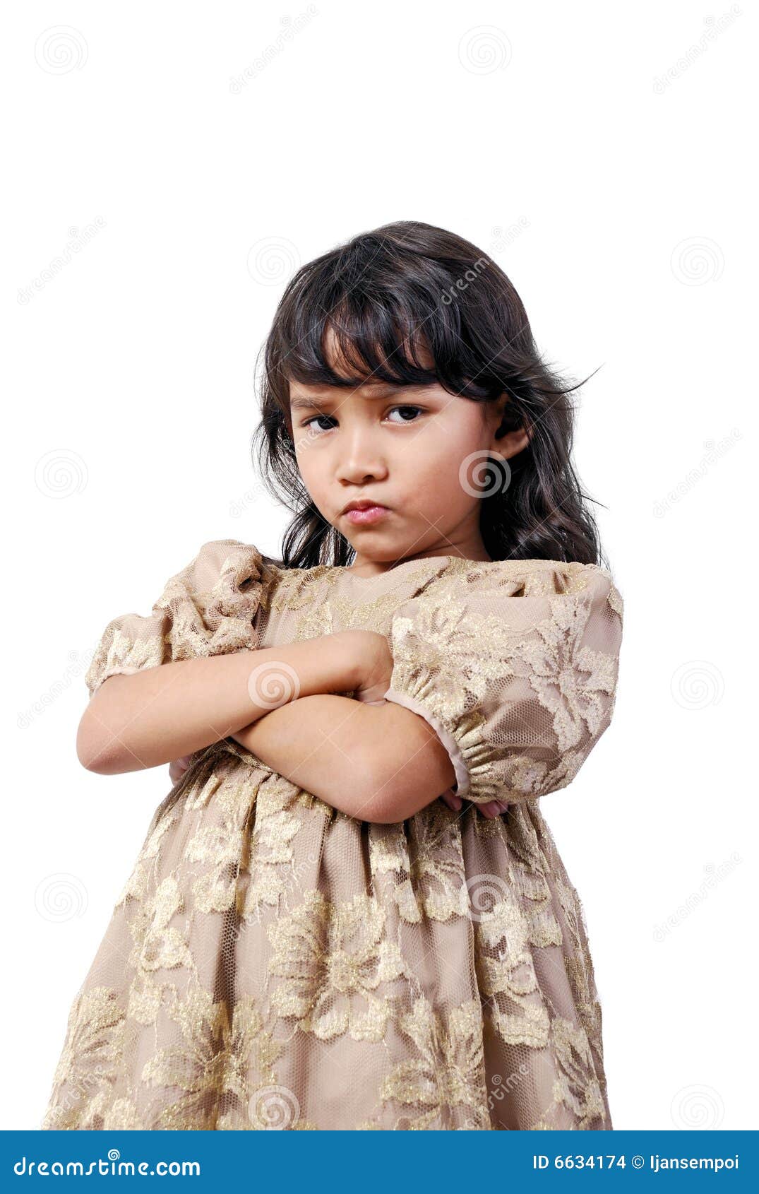 Angry little girl stock photo. Image of asian, female - 6634174