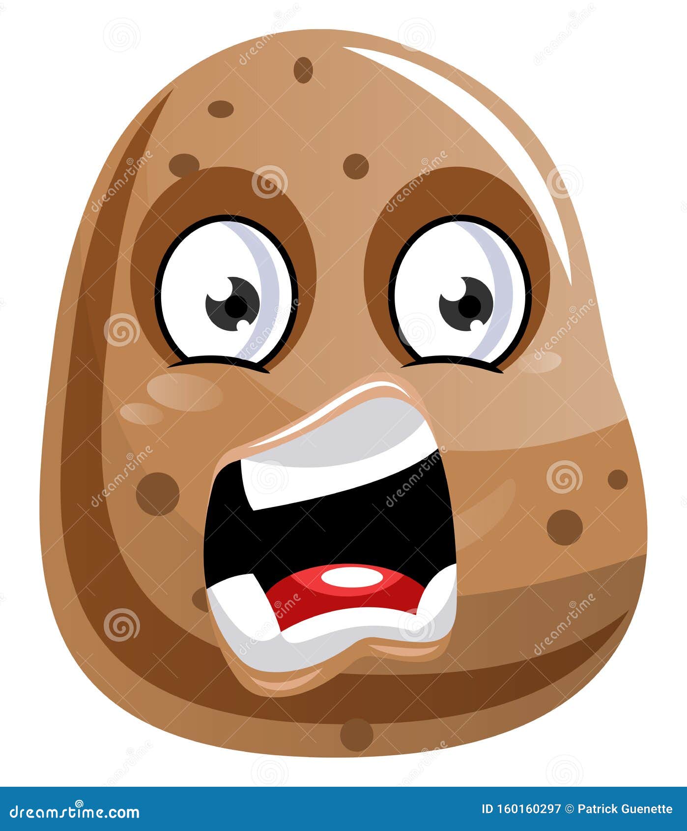 Angry Potato Cartoon | CartoonDealer.com #48781118