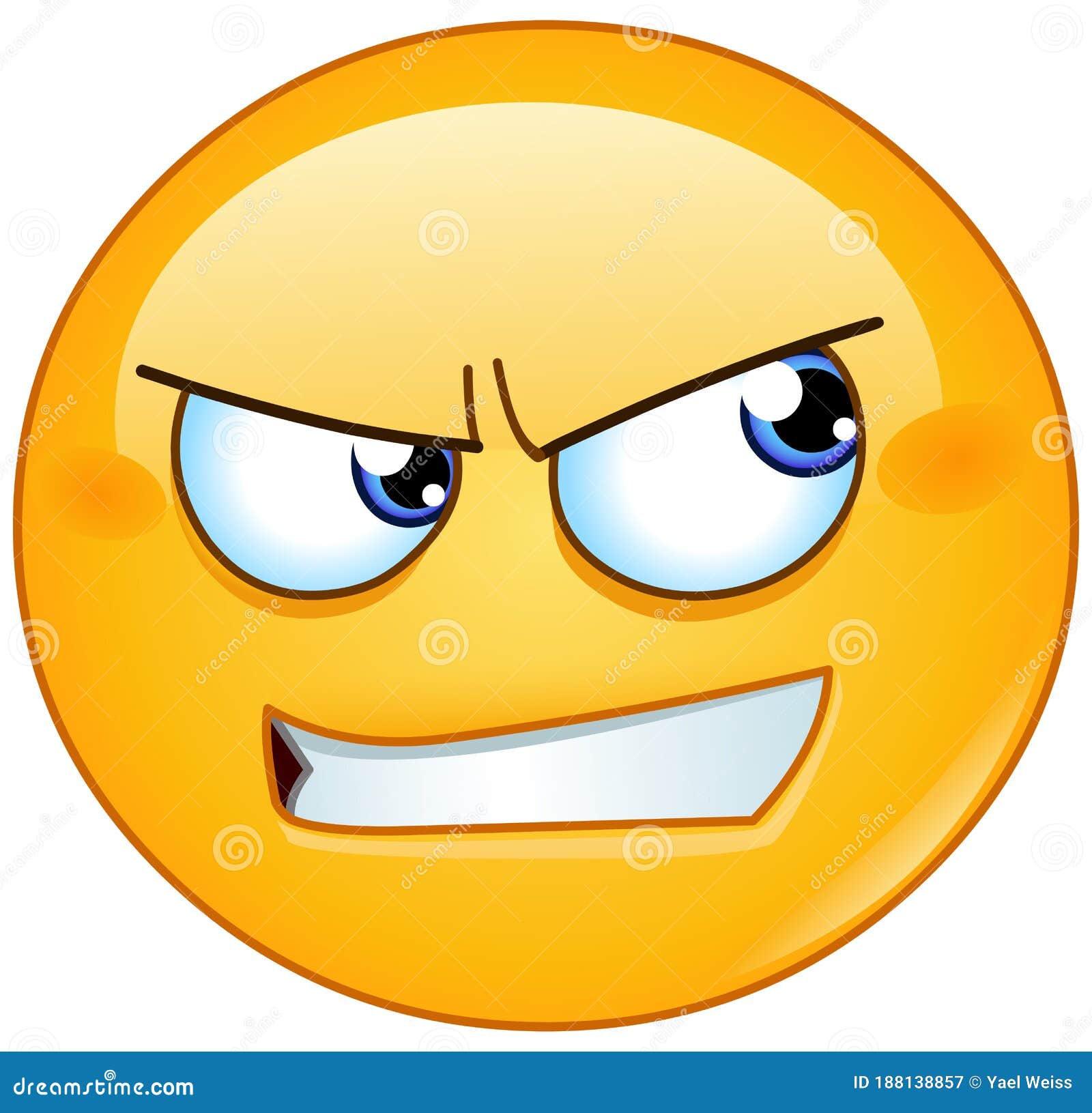 Emoticon In Fury Stock Photography | CartoonDealer.com #44099492