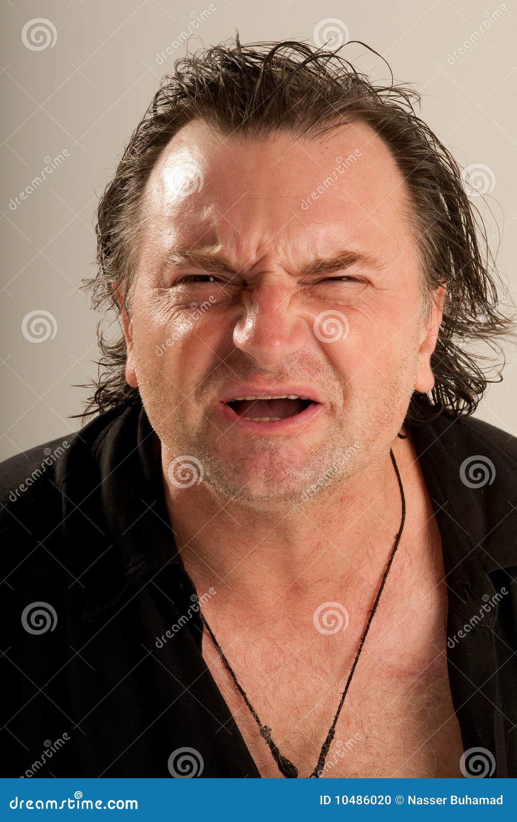 Angry man stock photo. Image of hardship, expressive - 10486020