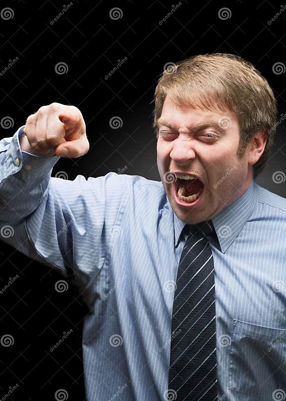 Angry man stock image. Image of business, angry, aged - 11643367