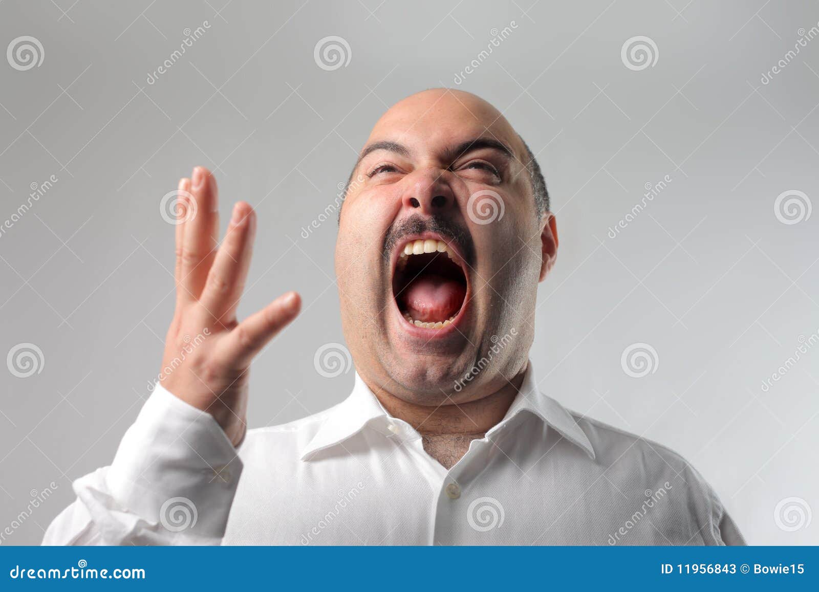 Angry man stock image. Image of angry, fury, mustache - 11956843