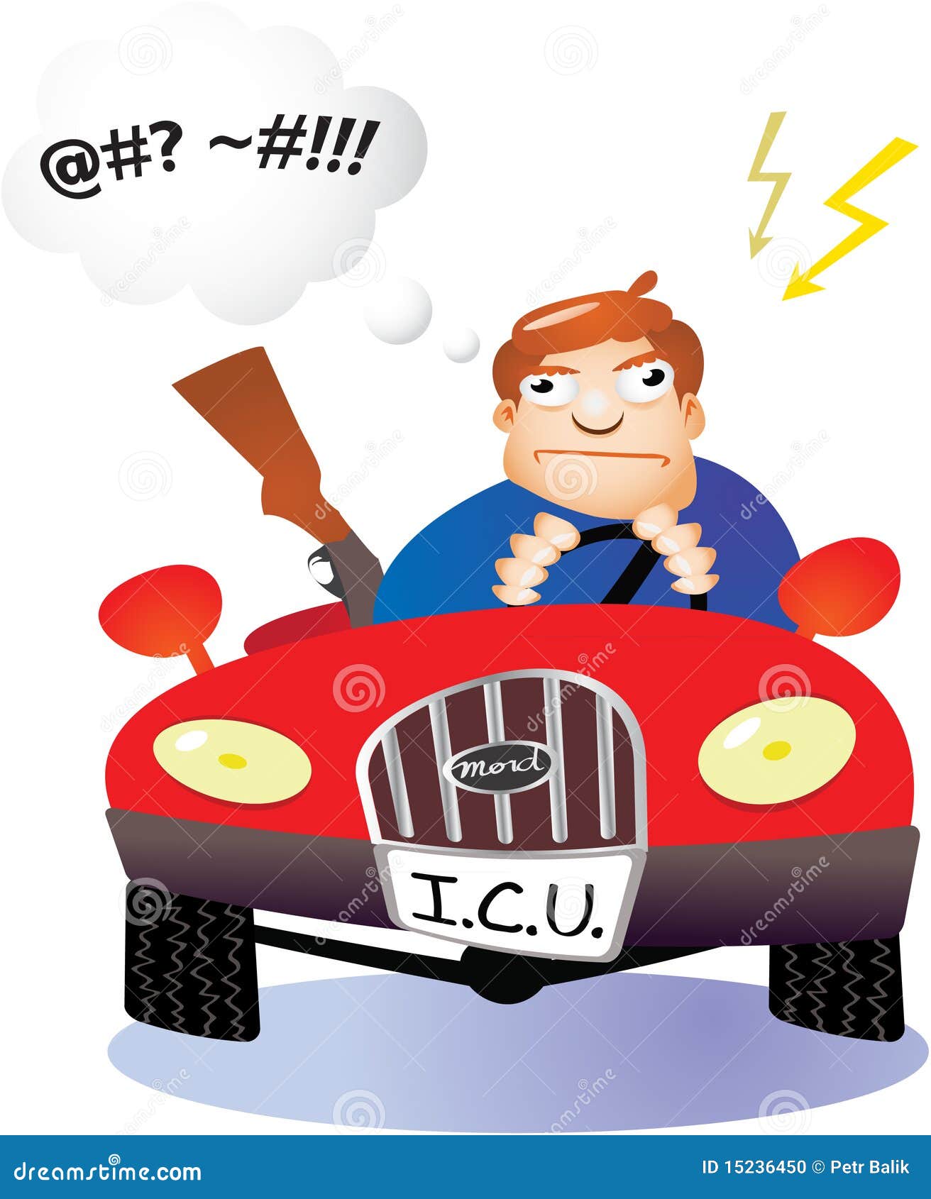 Aggressive Driver Cartoons