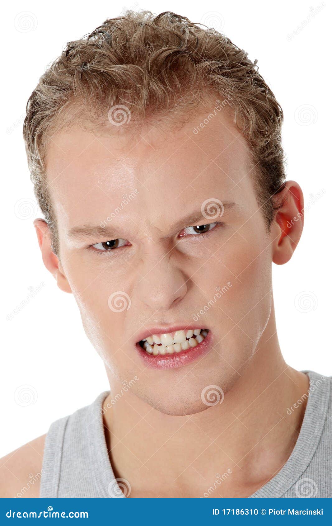 Angry man stock photo. Image of emotion, evil, male, human - 17186310