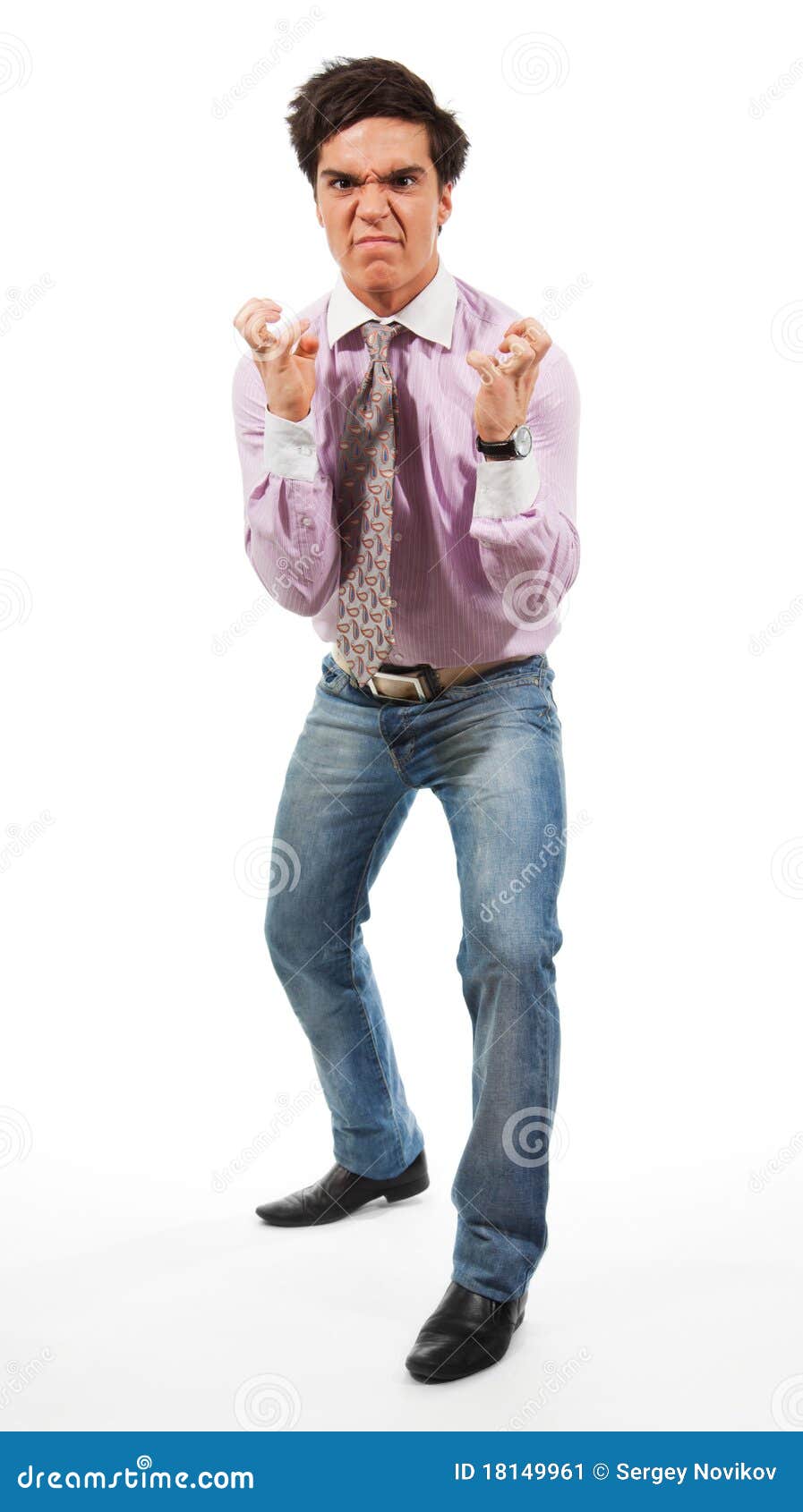 Angry man stock image. Image of expressive, infuriate - 18149961