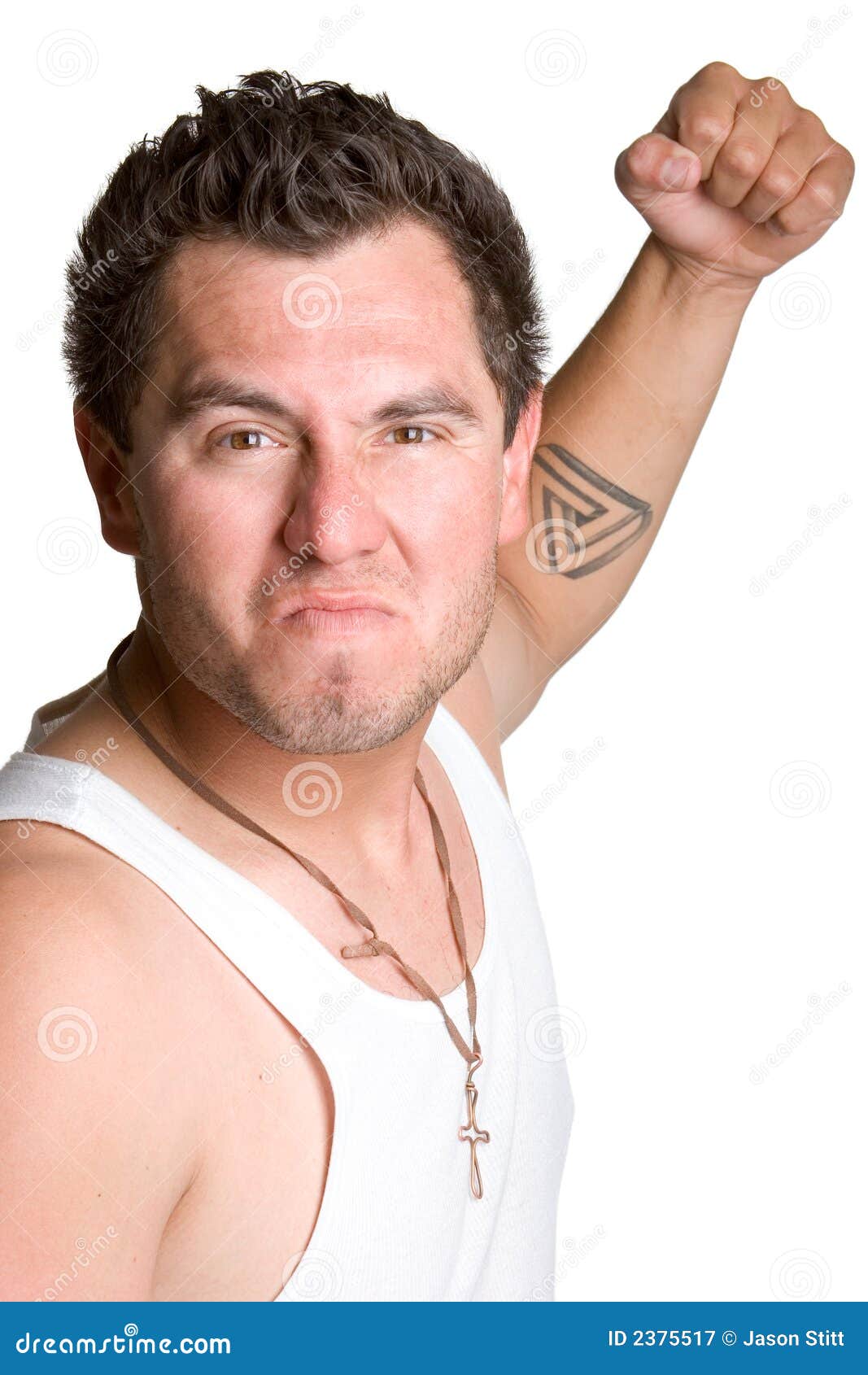 Angry Man stock image. Image of people, violent, young - 2375517