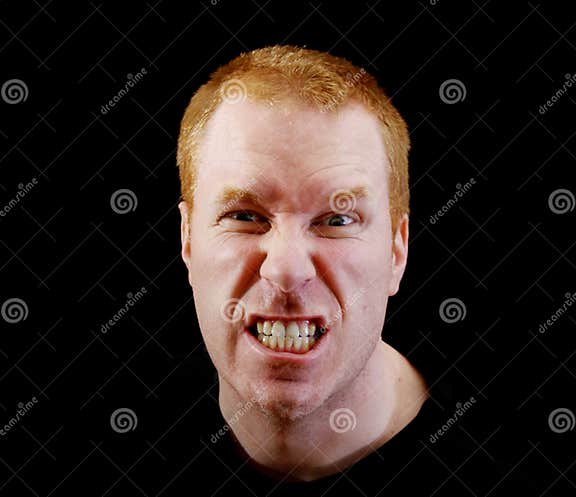 Angry man stock image. Image of face, anger, bite, angry - 4590799