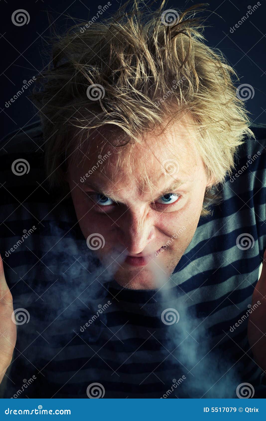 Angry man. stock image. Image of hate, excitement, male - 5517079