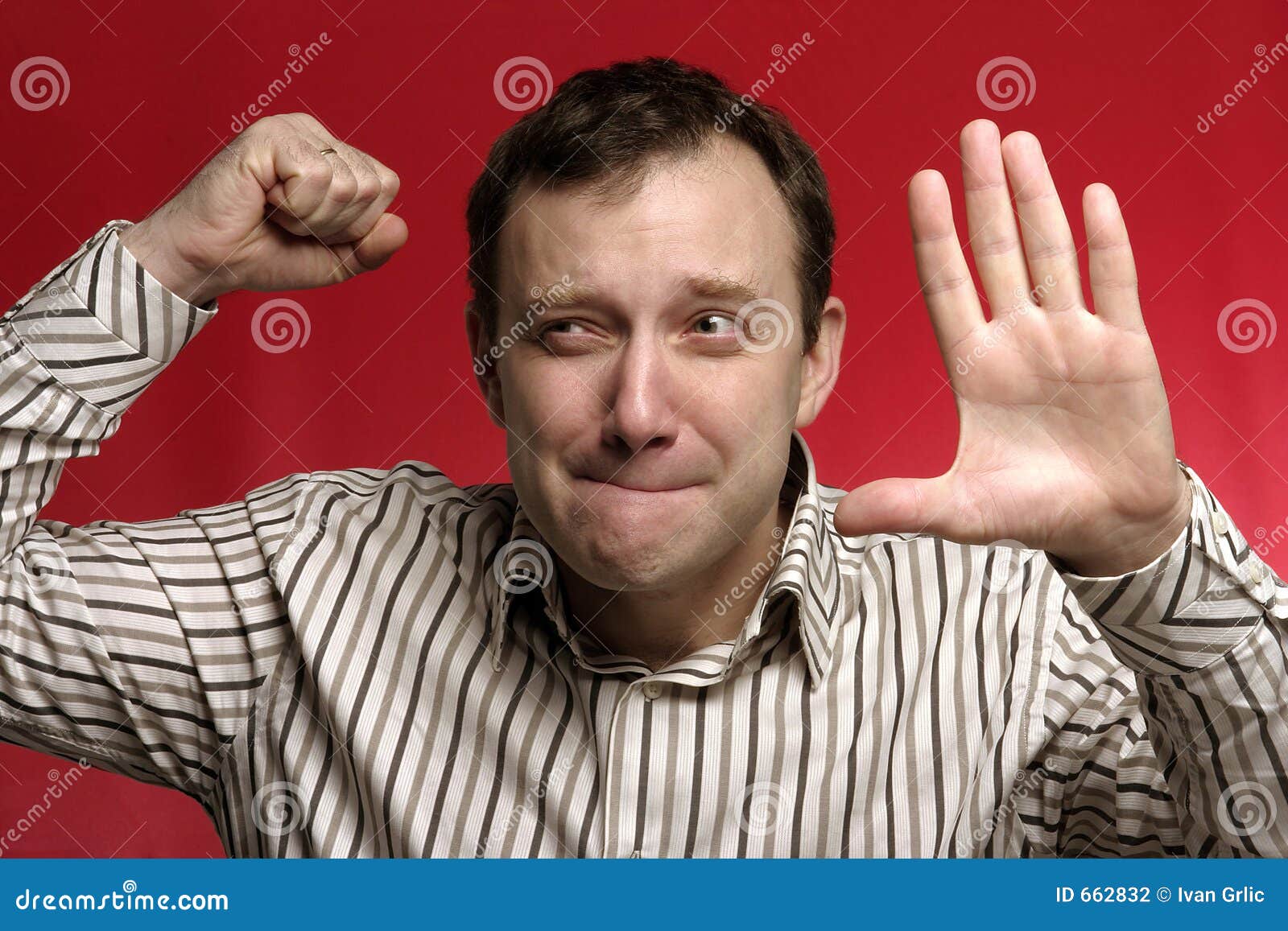 Angry man stock photo. Image of annoyance, expression, look - 662832