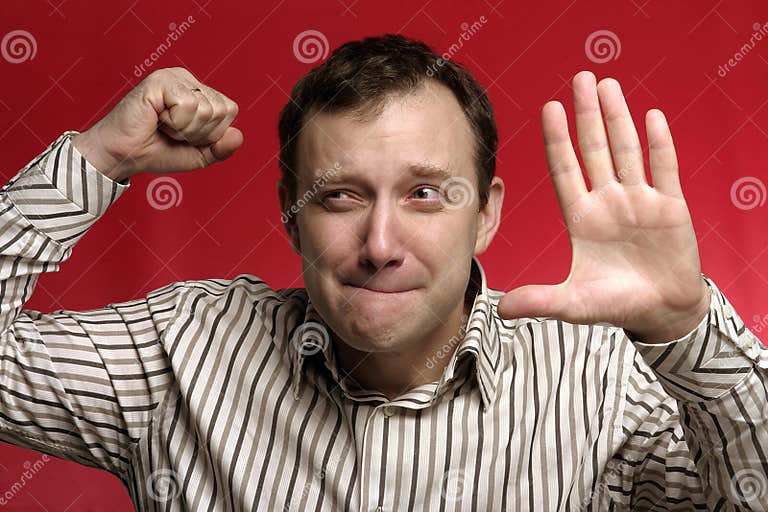 Angry man stock photo. Image of annoyance, expression, look - 662832