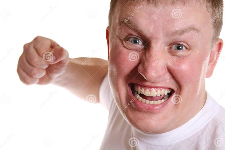 Angry man stock image. Image of impish, mordant, serpent - 714281