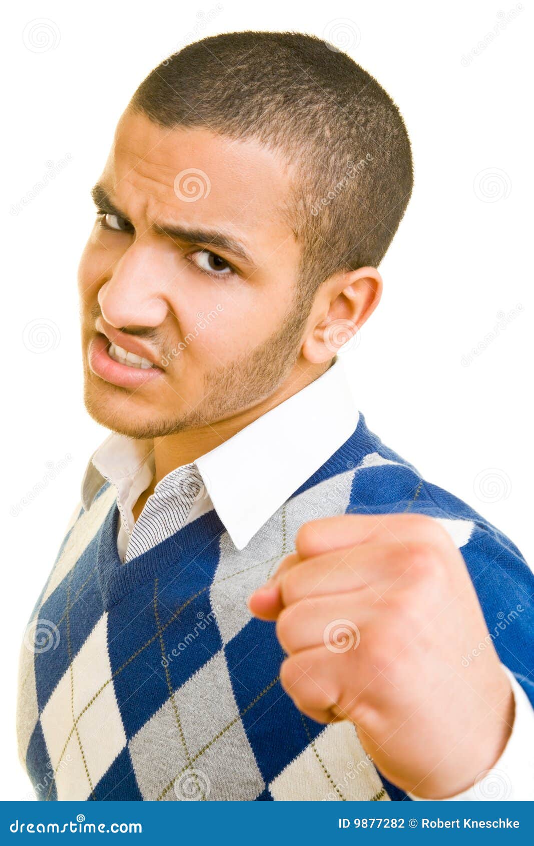 Angry man stock photo. Image of hitting, furious, human - 9877282