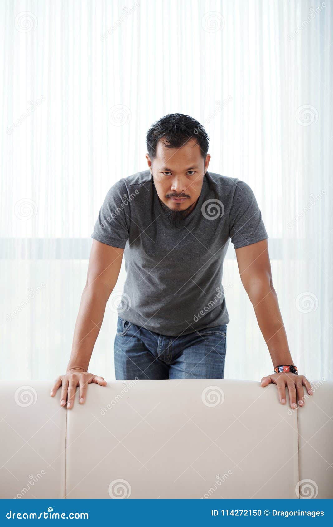 Angry man stock photo. Image of look, negative, wicked - 114272150