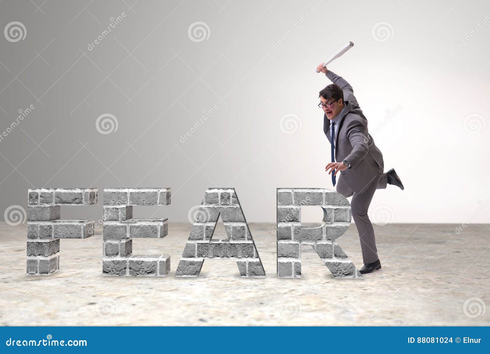 Angry Man Hitting Wall Royalty-Free Stock Photo | CartoonDealer.com ...