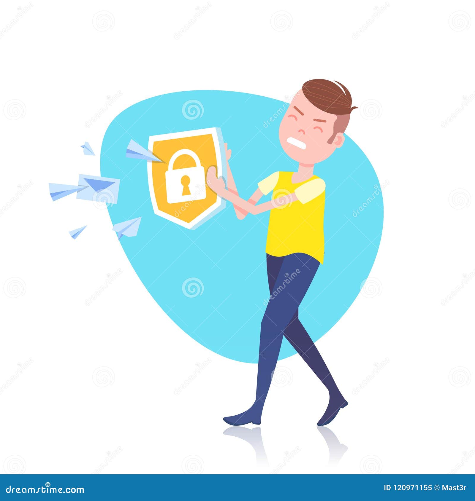 Envelope And Angry Face Sign Stock Image | CartoonDealer.com #1682119