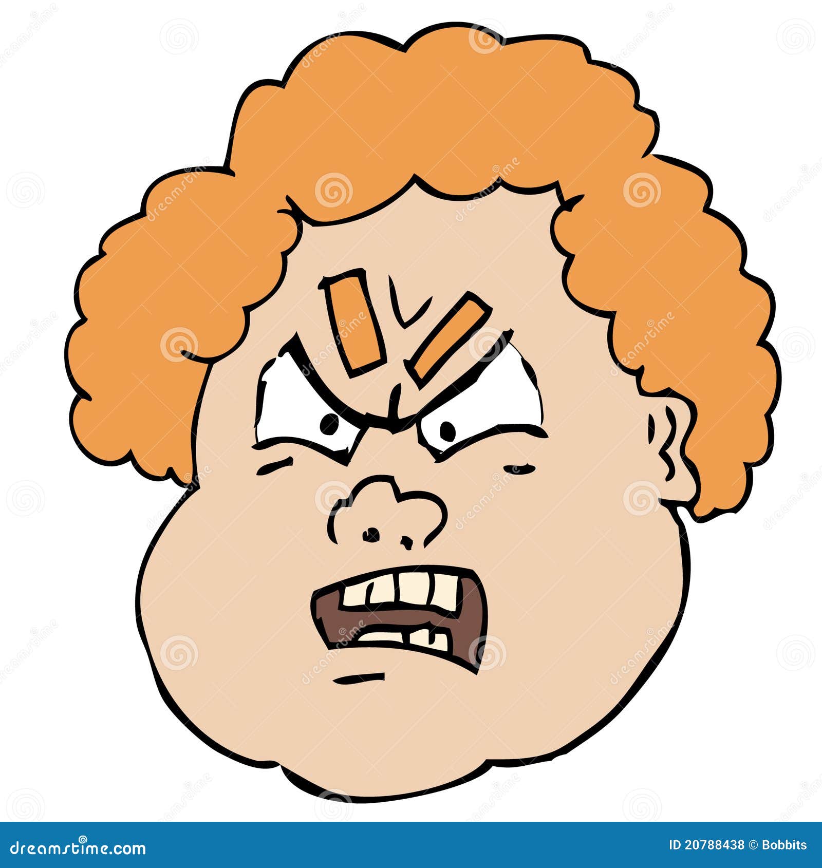 Angry Man Face Picture. Image: 20788438