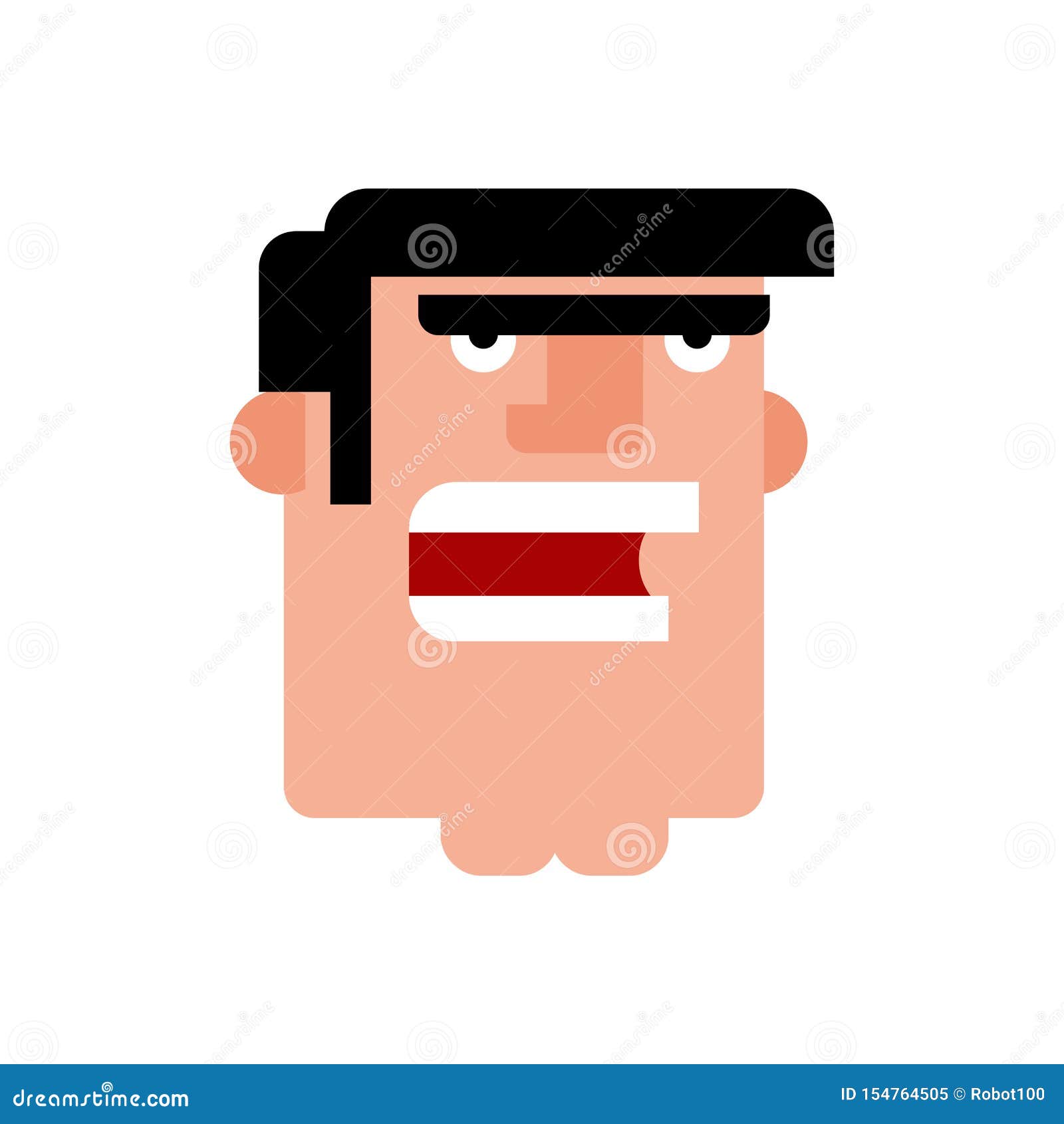 Evil Head Goat Illustrations | CartoonDealer.com #150695781