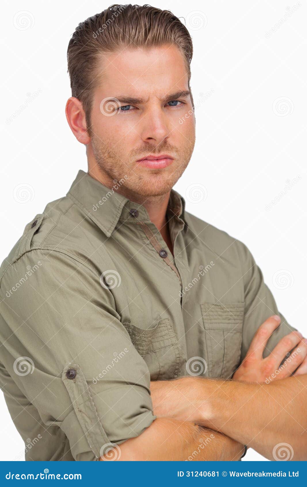 Angry Man Looking at Camera Stock Image - Image of irritated ...