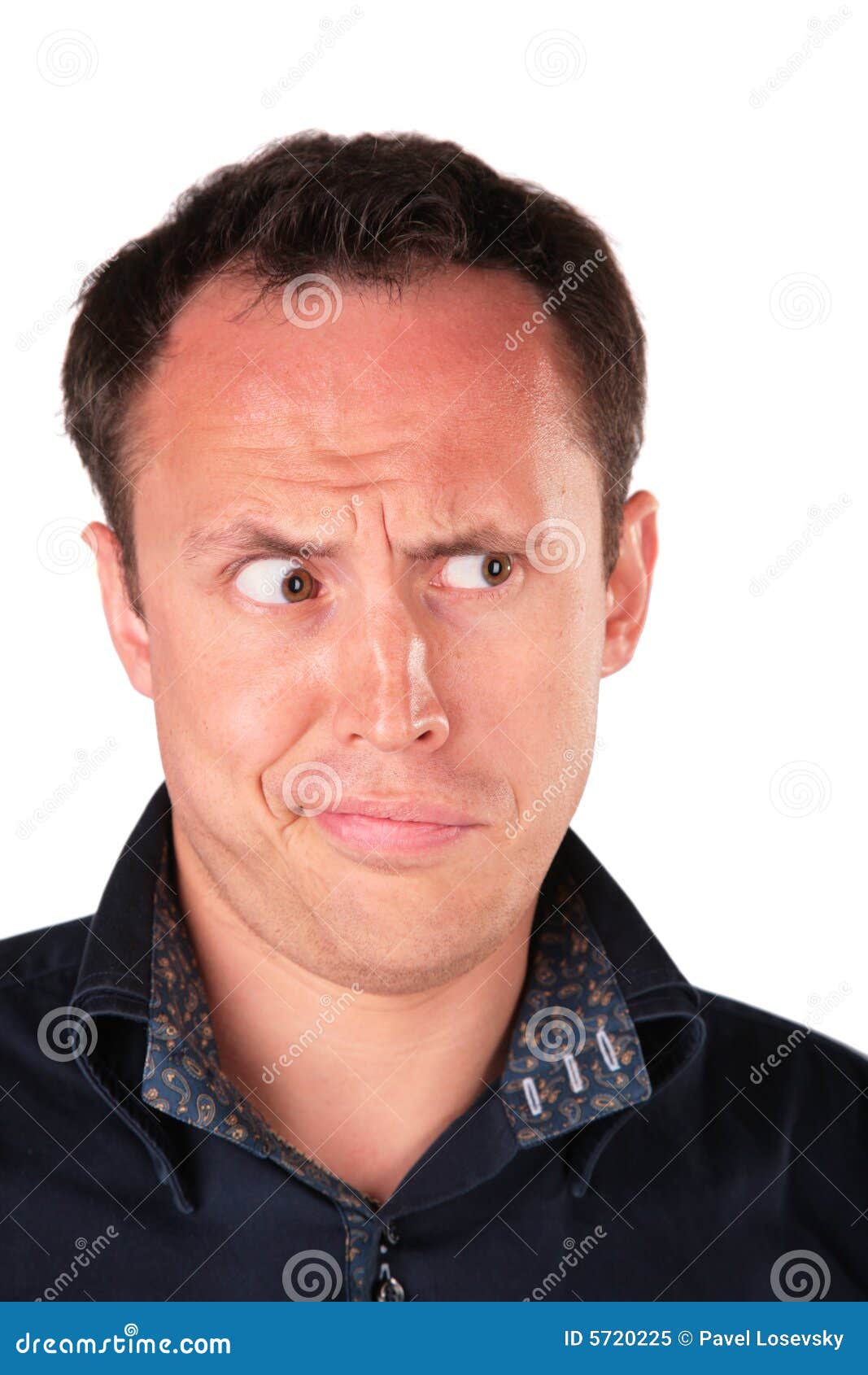 Angry man looks stock image. Image of angry, isolated - 5720225