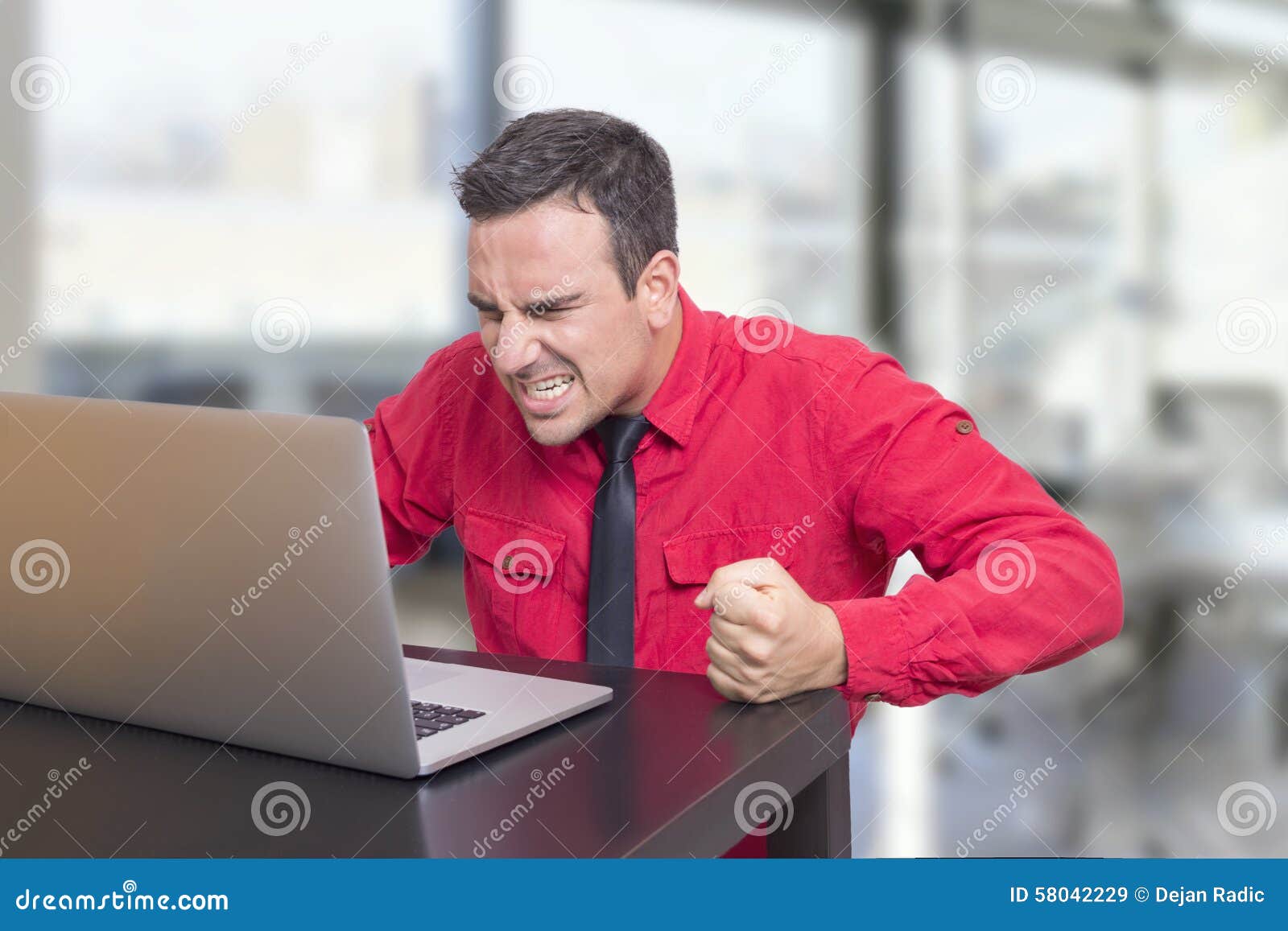 Angry man stock image. Image of hands, frustration, portrait - 58042229