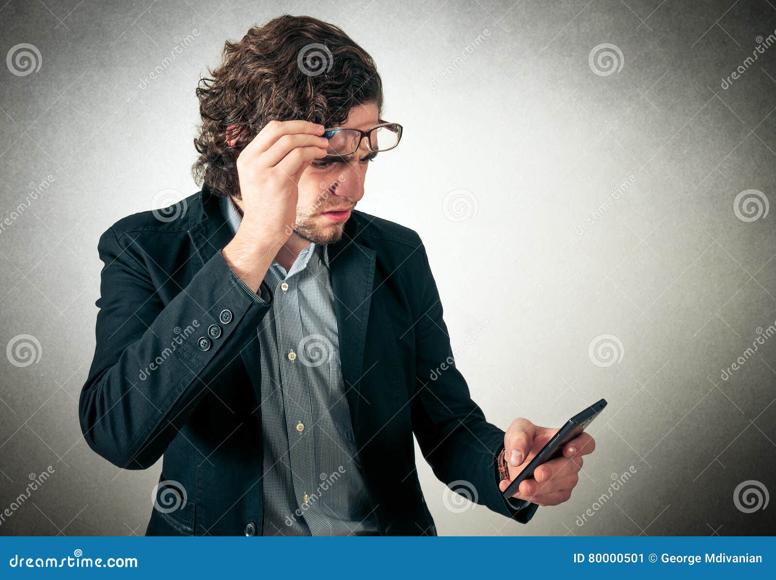 Angry man on phone stock image. Image of male, caucasian - 80000501
