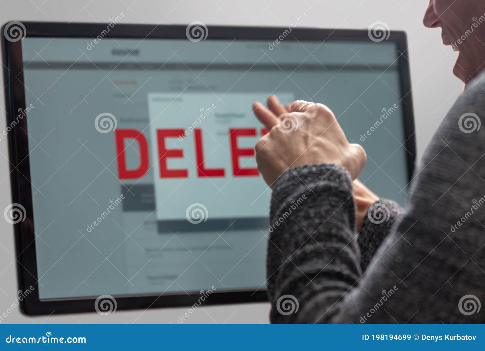 Angry Pointing Computer Screen Stock Photos - Free & Royalty-Free Stock ...