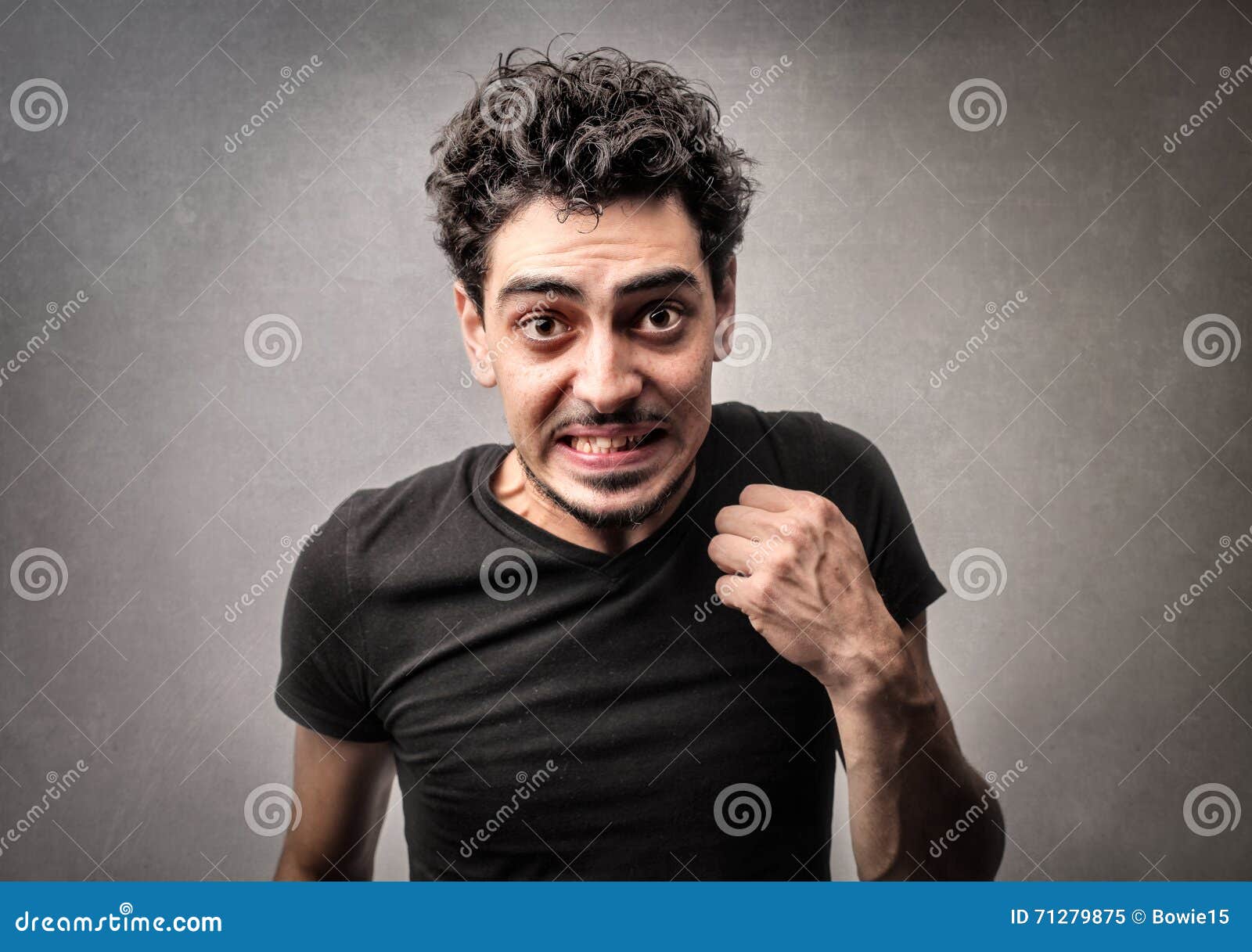 Angry man stock image. Image of problem, teeth, male - 71279875