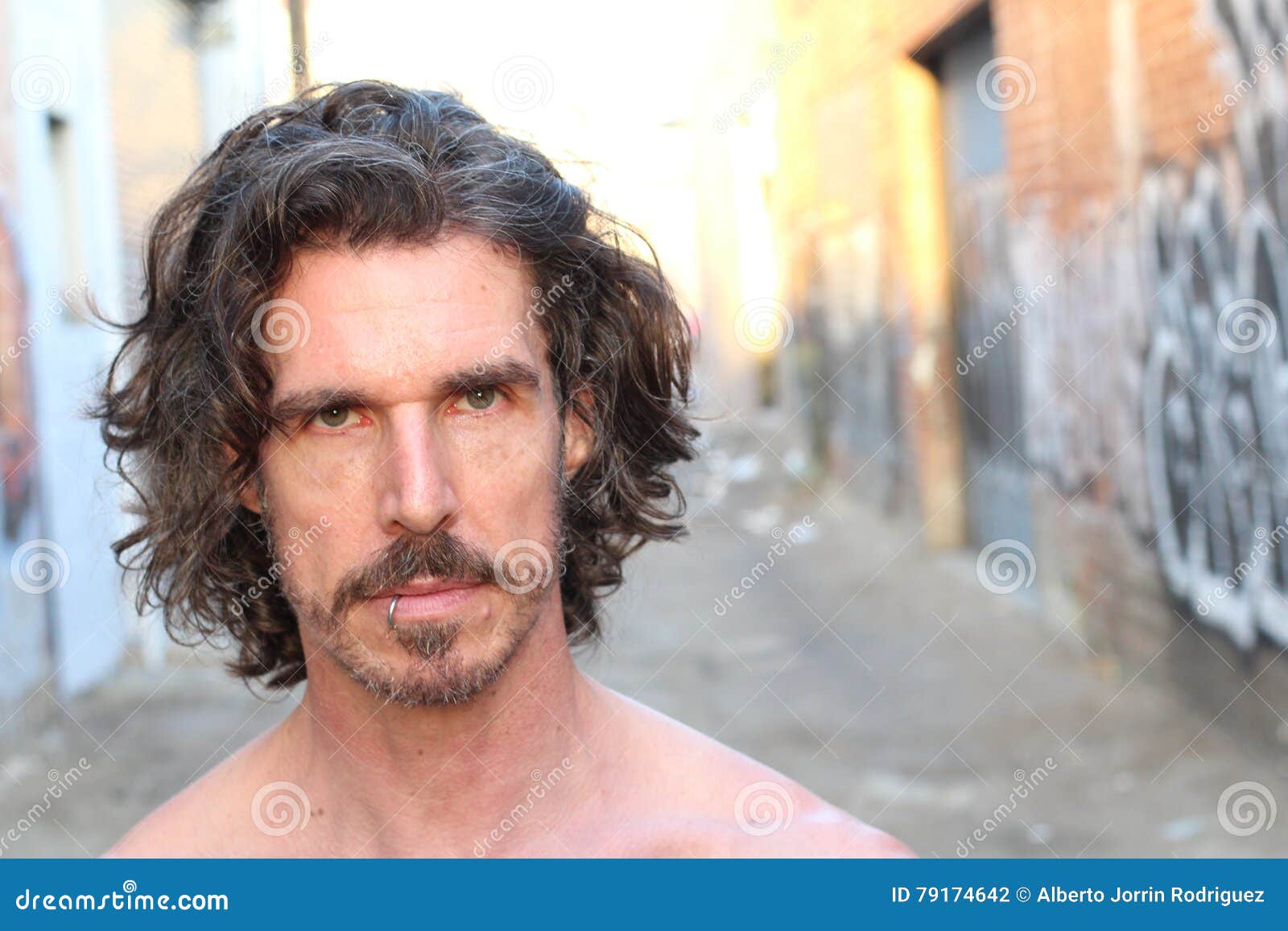 Angry Man Portrait in Cinematic Setting Stock Photo - Image of fury ...